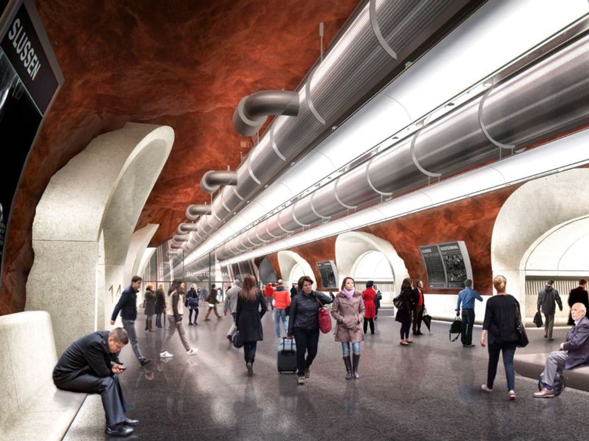 Kollektivtrafiken i Slussen - Region Stockholm